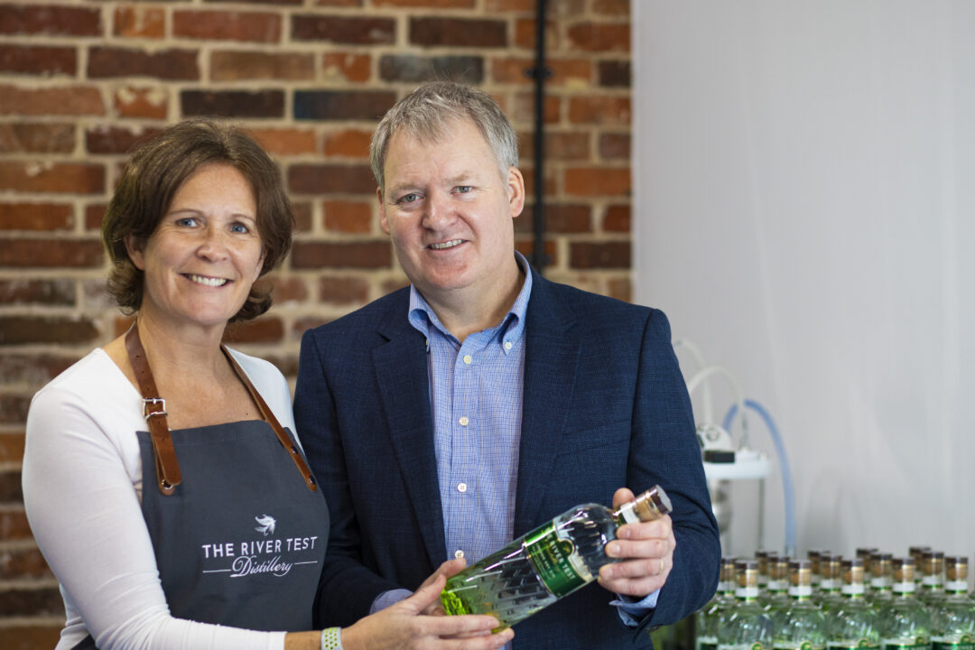 Jon & Sarah, River Test Distillery - The Gin Guild